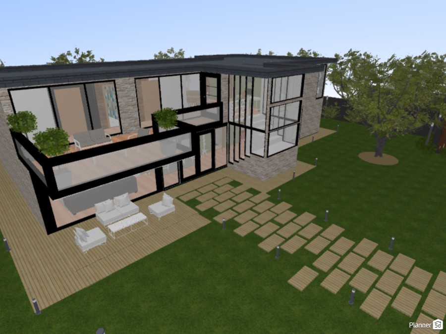 Kc house - Free Online Design | 3D House Floor Plans by Planner 5D