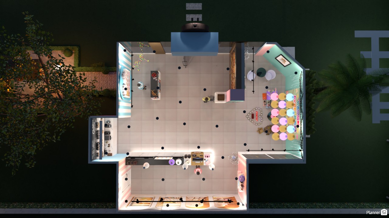 Bakery and Cake Shop Design - Free Online Design | 3D Floor Plans by ...