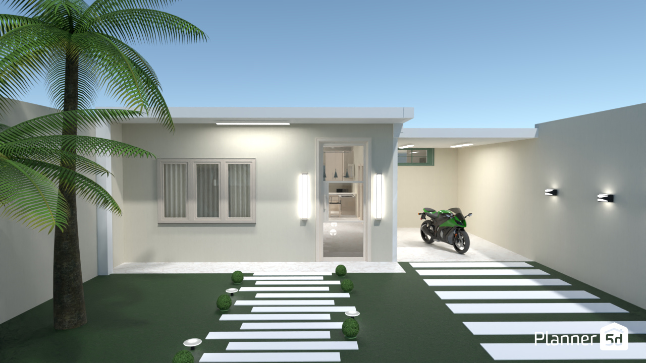 CASA MODELO KITNET - Free Online Design | 3D Floor Plans by Planner 5D