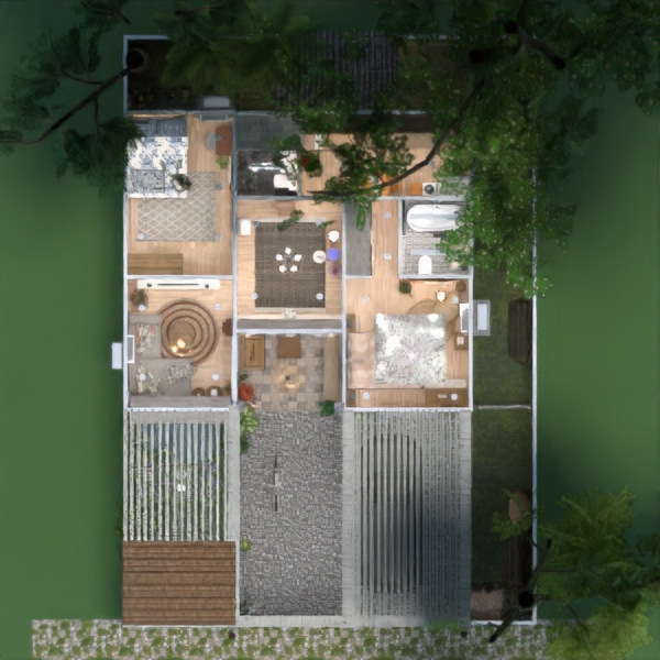 Terrace Floor Plans and Design Ideas | Terrace Decoration by Planner 5D